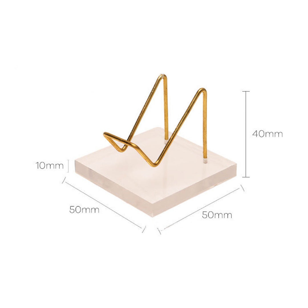 Gold Display Stand for Mineral Specimen , Crystal Display, Mineral ...