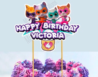 Bluey Cake Topper/party Stickers/birthdays/cake Topper/kid's Birthday ...