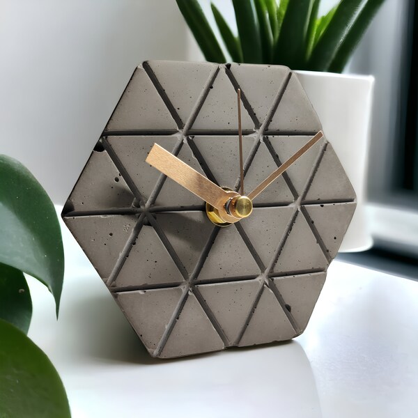 Concrete Clock - Etsy