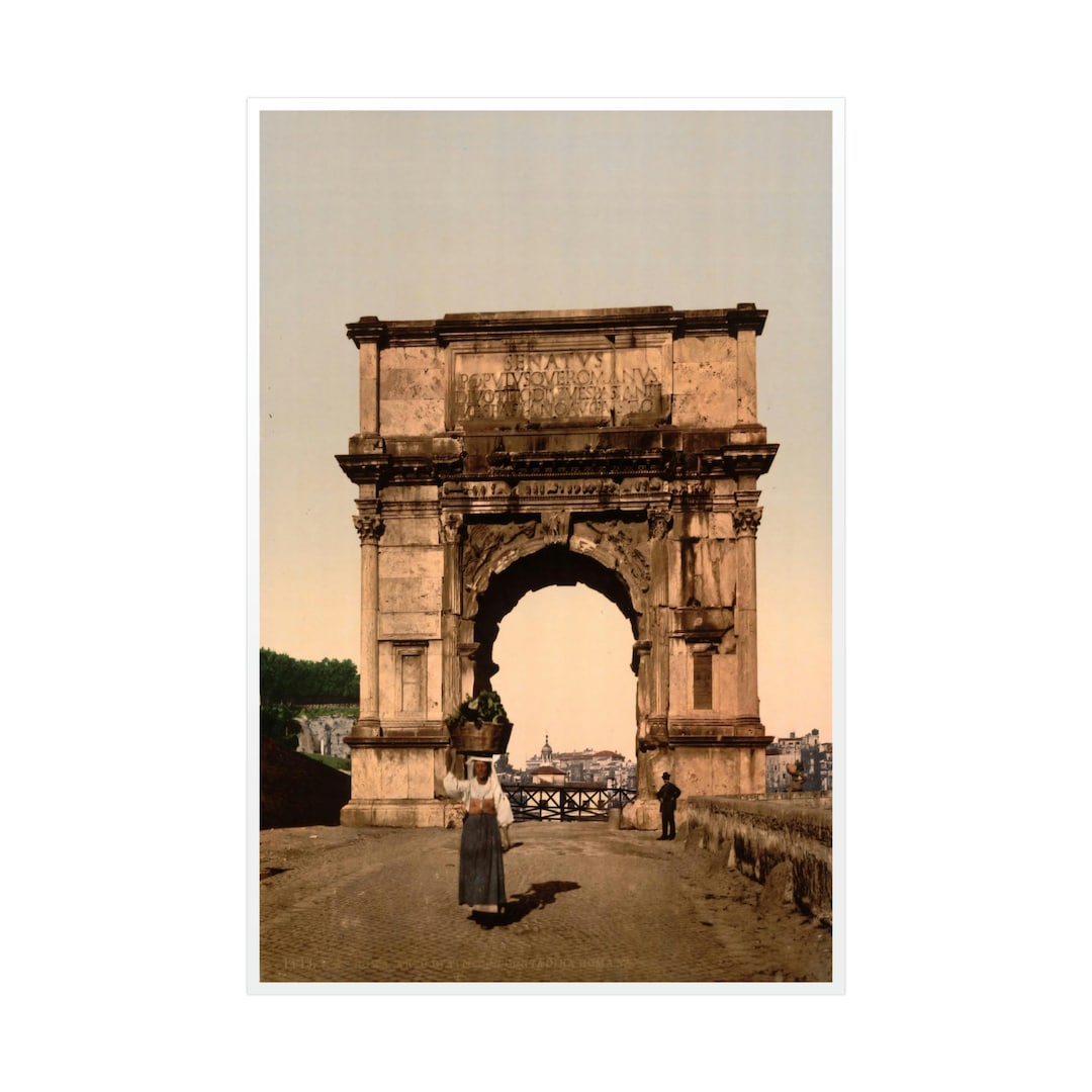 Arch of Titus Poster - Etsy