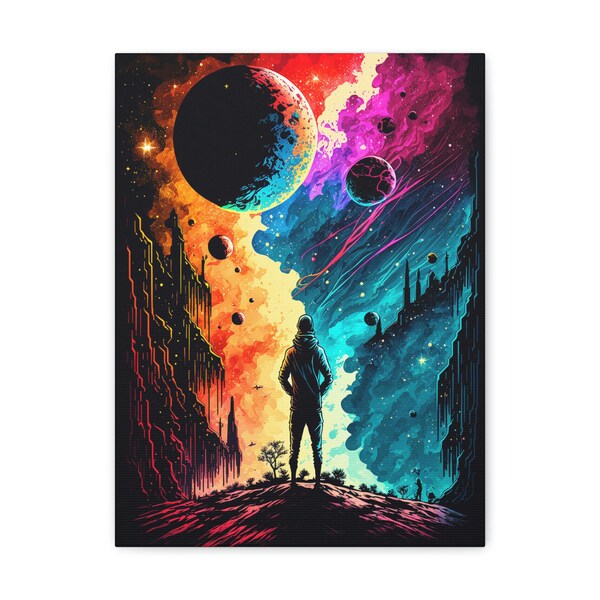 Planets Abstract Art - Etsy