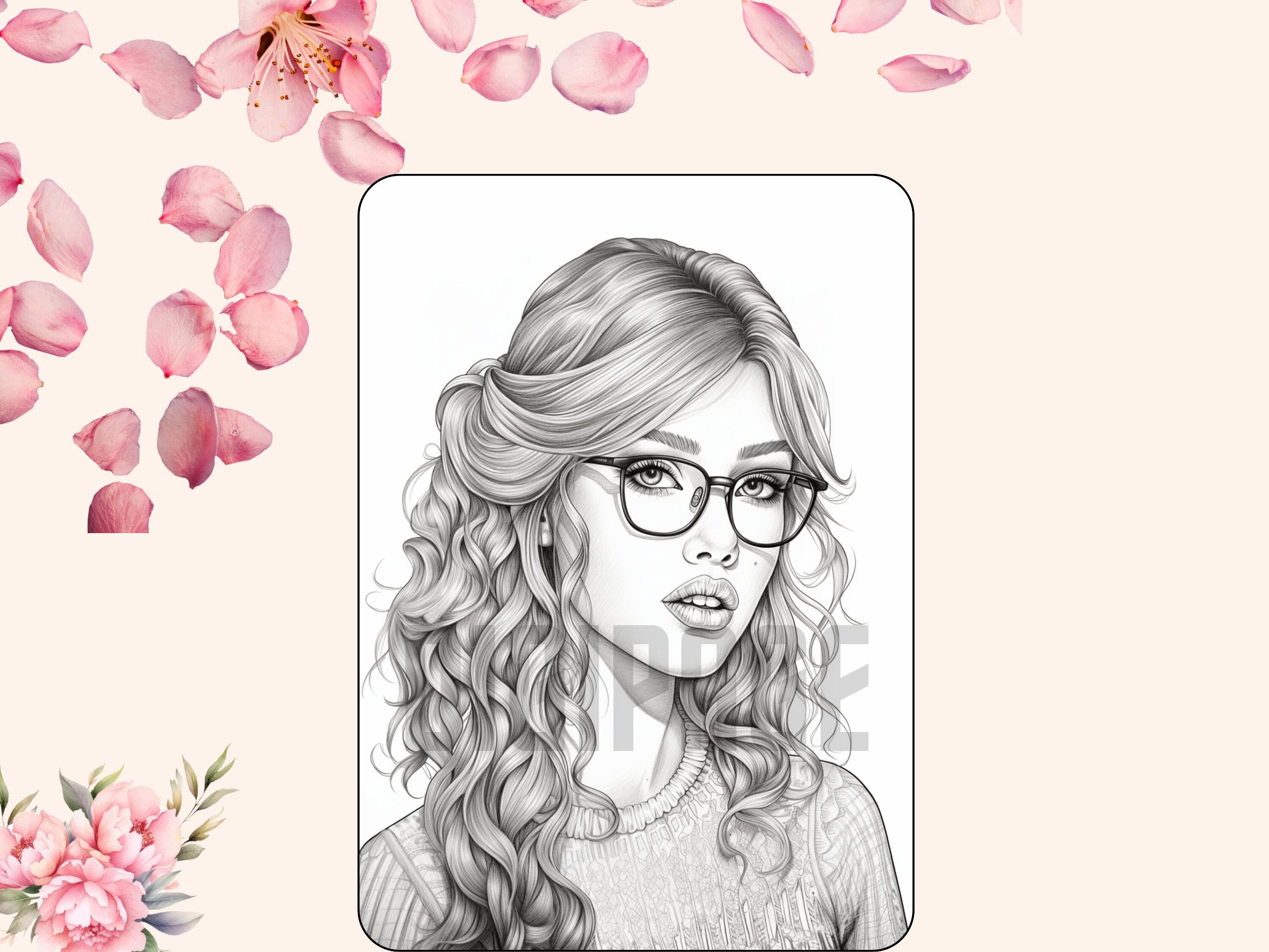 Portrait Coloring Pages Princess Coloring Sheets Cute Coloring Pages ...