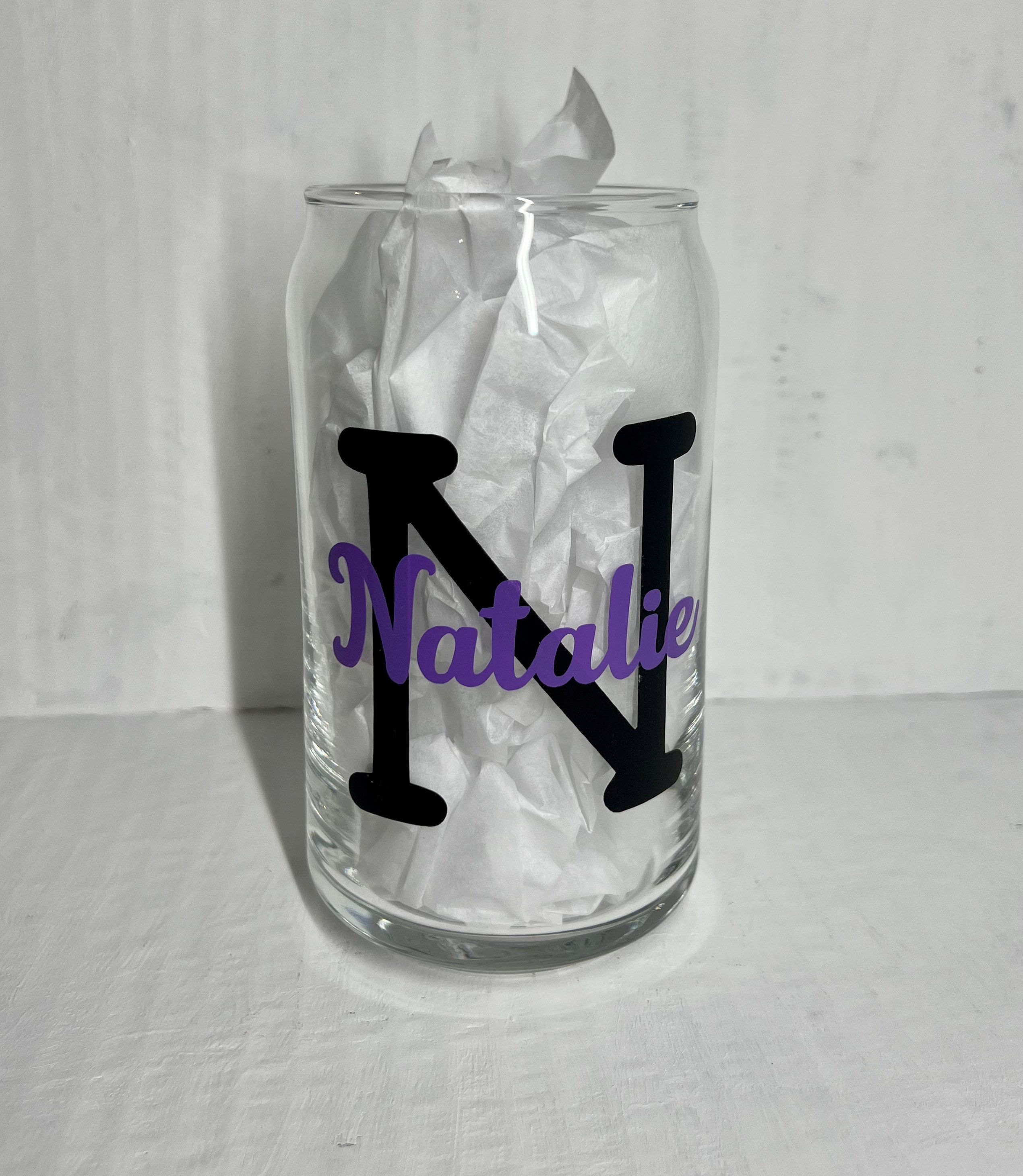 Custom Glass Cup - Etsy