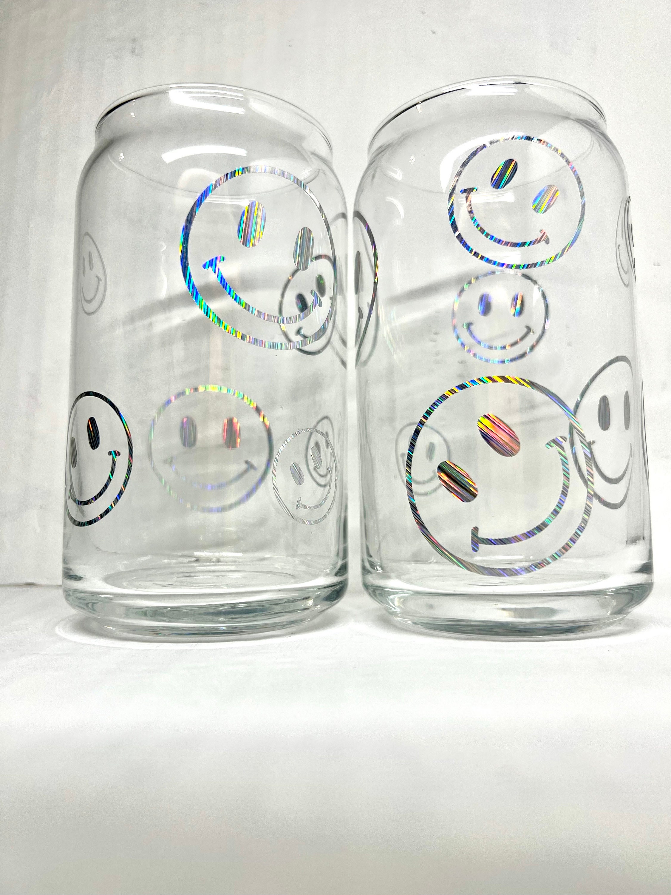 Holographic Smiley Face Outline - Etsy