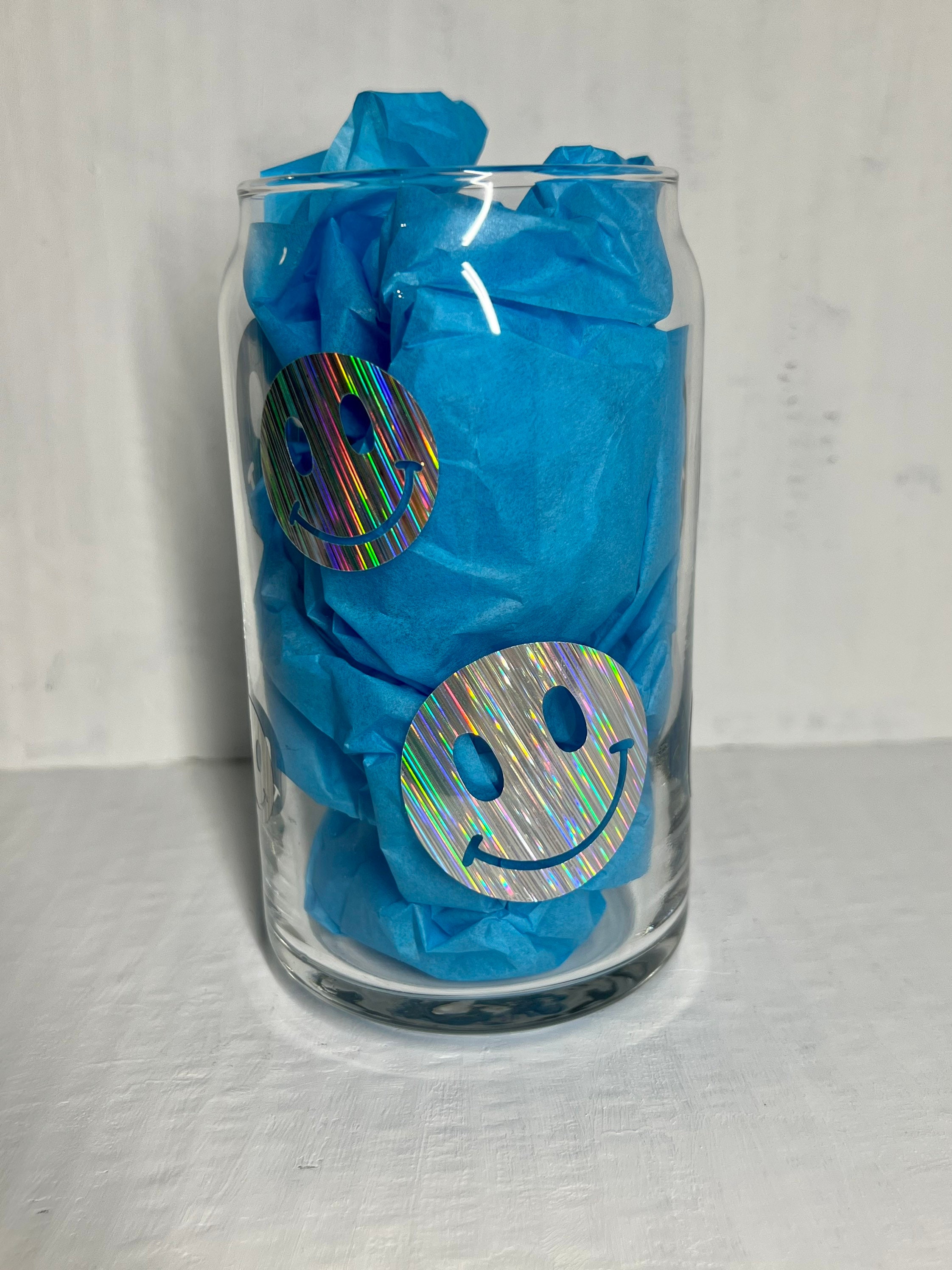 Holographic Full Smiley Face - Etsy