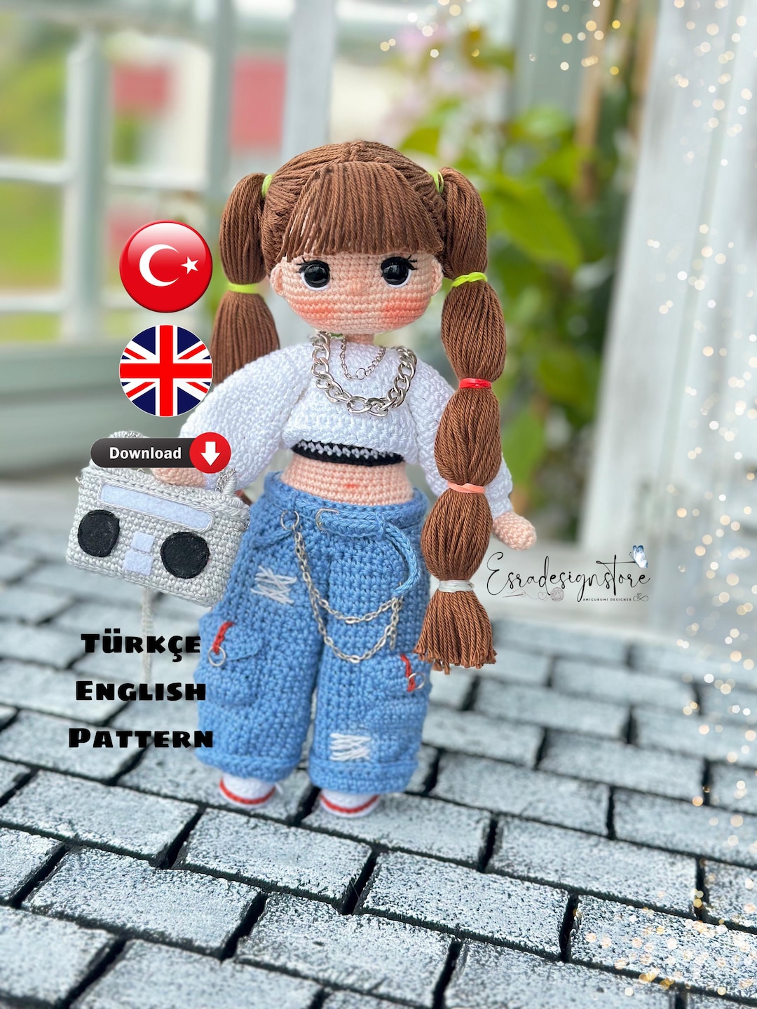 Sasha Doll English Pattern , Crochet Pattern , Amigurumi Pattern ...
