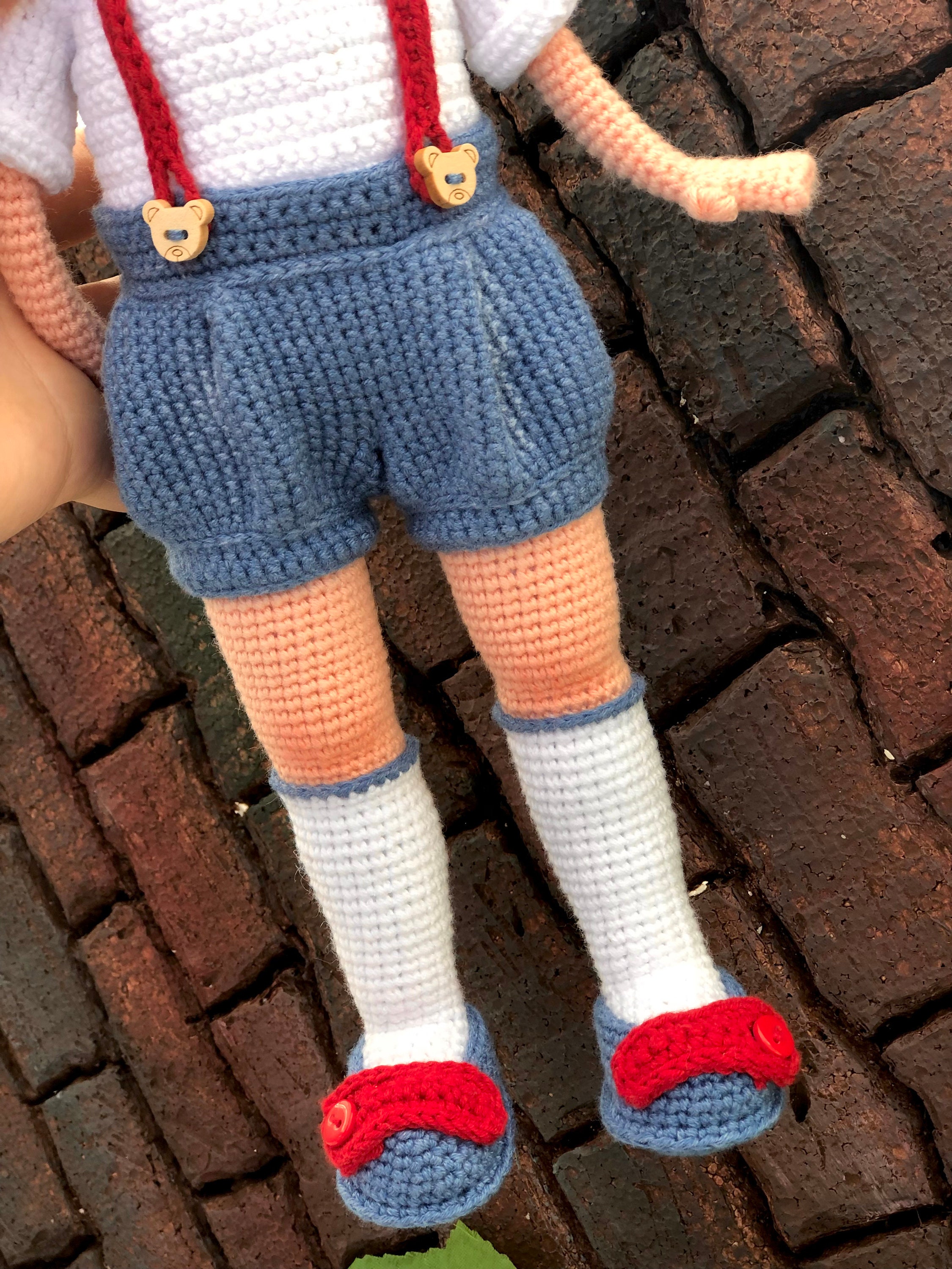 Luca Doll English and Türkçe Pattern , Crochet Pattern , Work ...