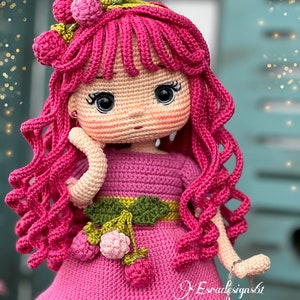Raspberry Doll English Pattern , Crochet Pattern , - Etsy
