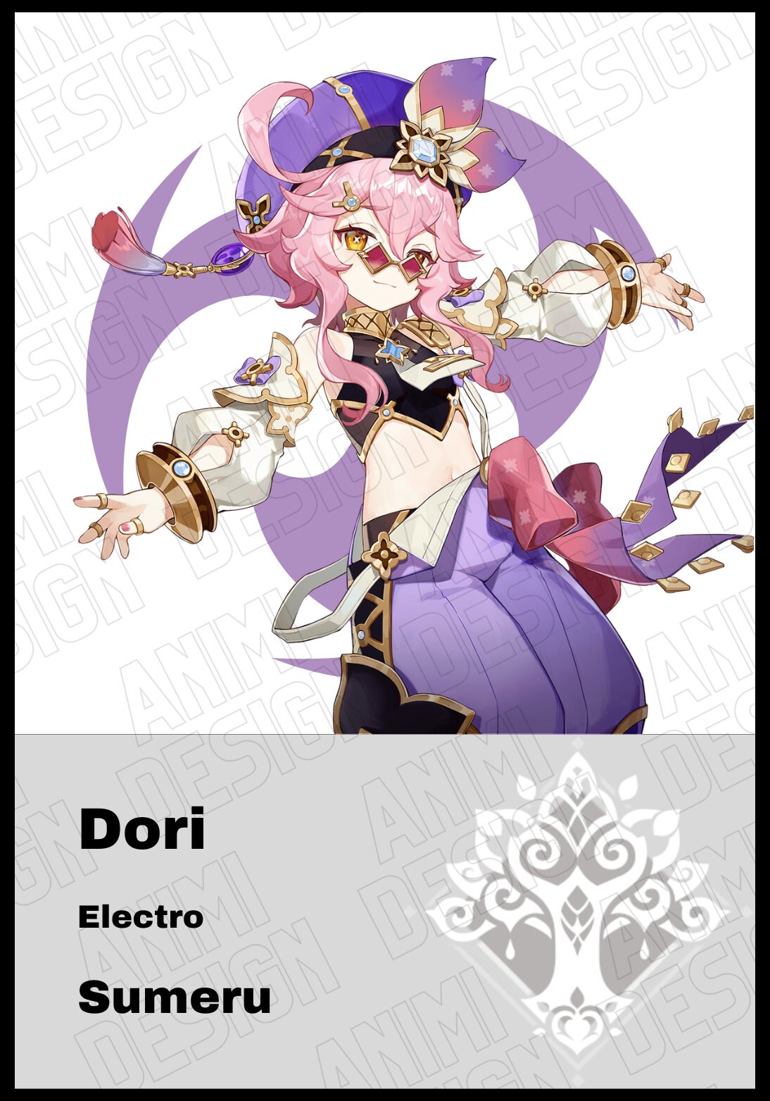 Holographic Genshin Impact Sumeru Character Stickers - Etsy