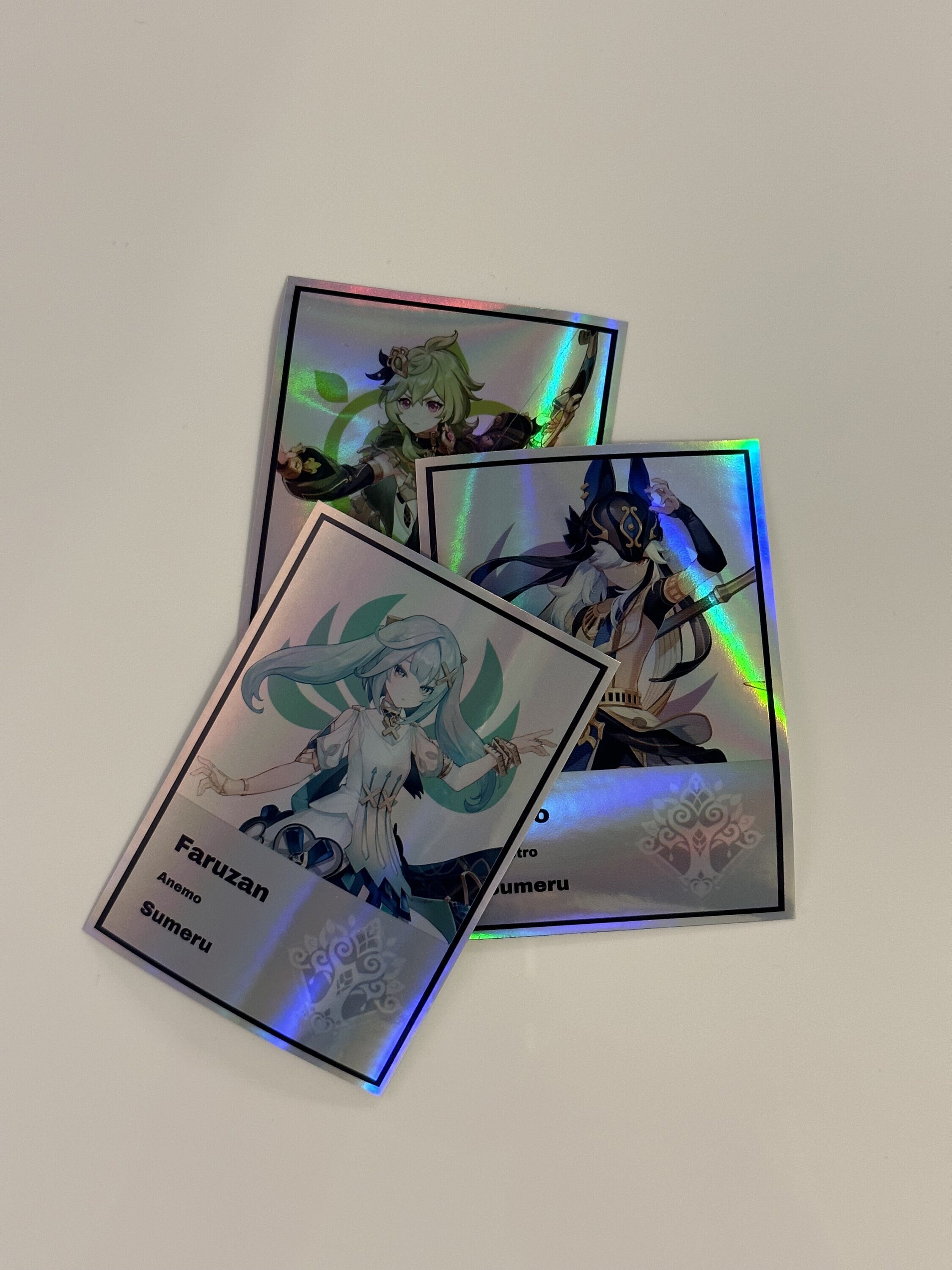 Holographic Genshin Impact Sumeru Character Stickers - Etsy