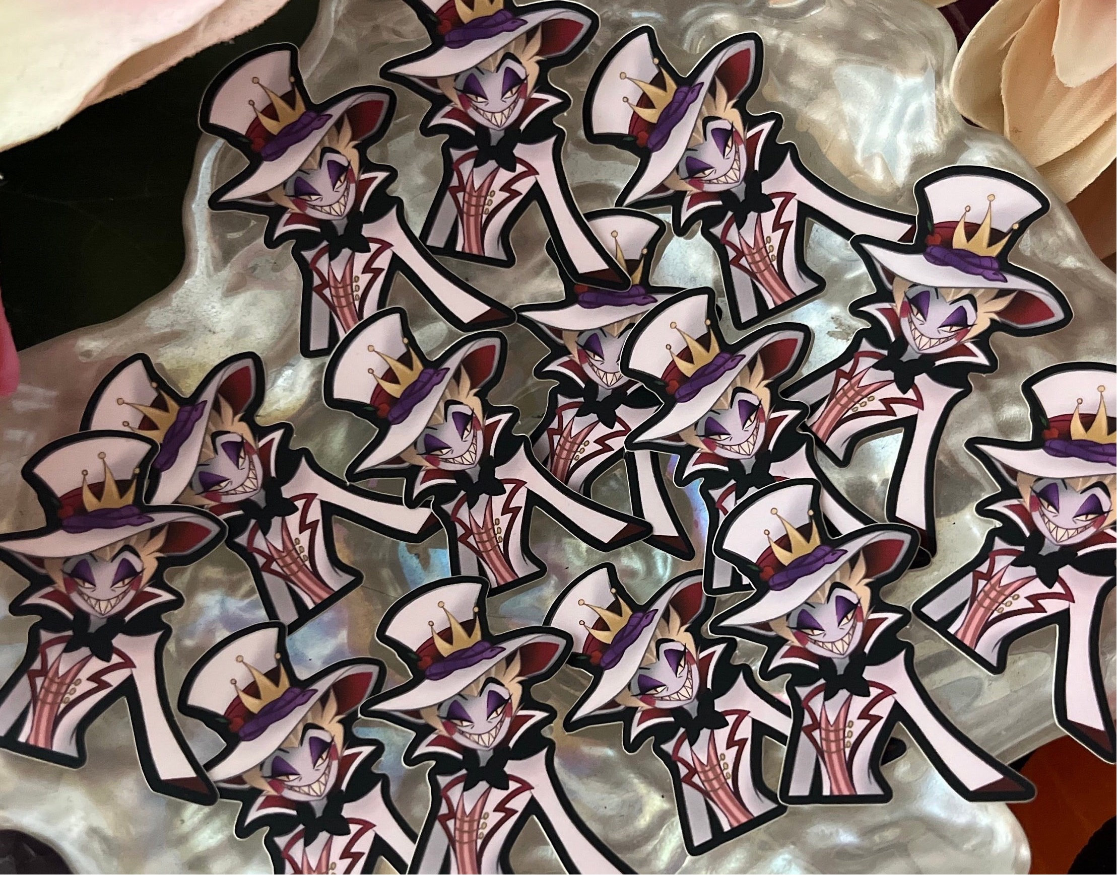 Hazbin Hotel Lucifer Morningstar Sticker - Etsy Australia