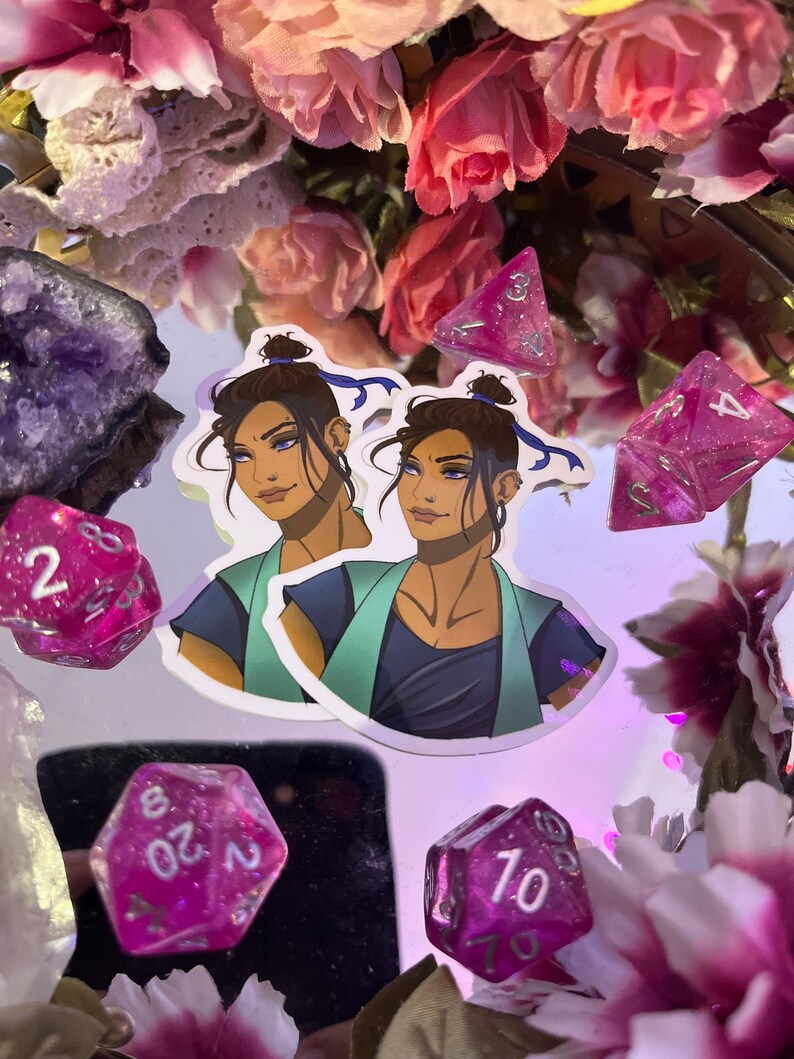 Critical Role Mighty Nein Sticker Caleb Fjord Caduceus Beauregard - Etsy