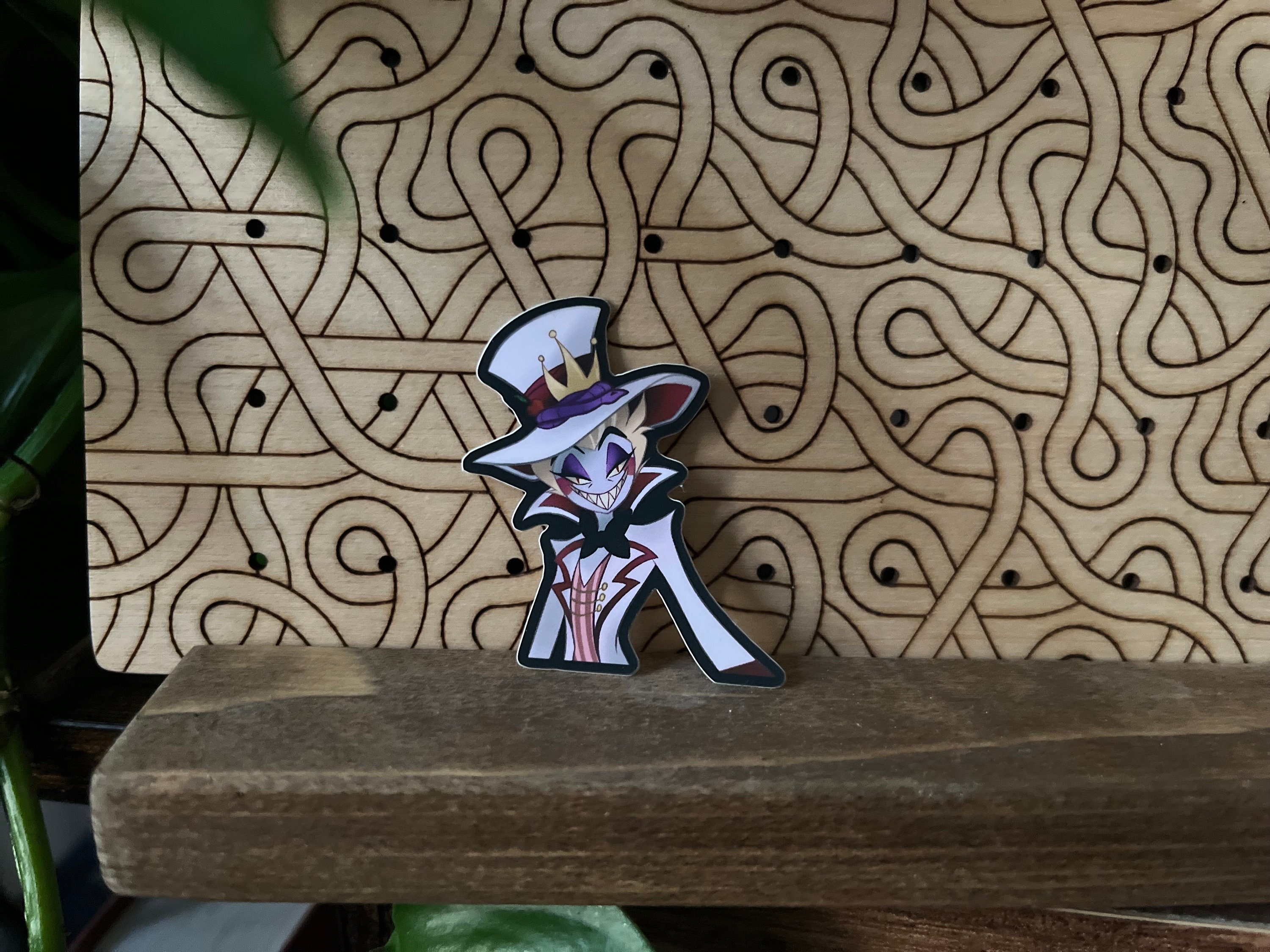 Hazbin Hotel Lucifer Morningstar Sticker - Etsy Australia