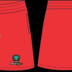 Sweat Shorts Mock up Editable 2D Tech Pack Streetwear Clothing Vector ...