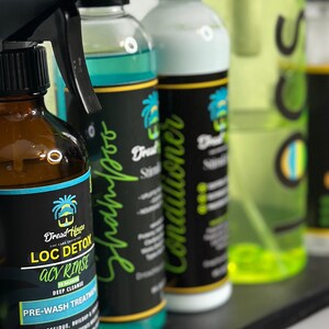 Dreadlock Care Package Mist Itchy Scalp Shampoo Scrub Spray Loc ACV ...