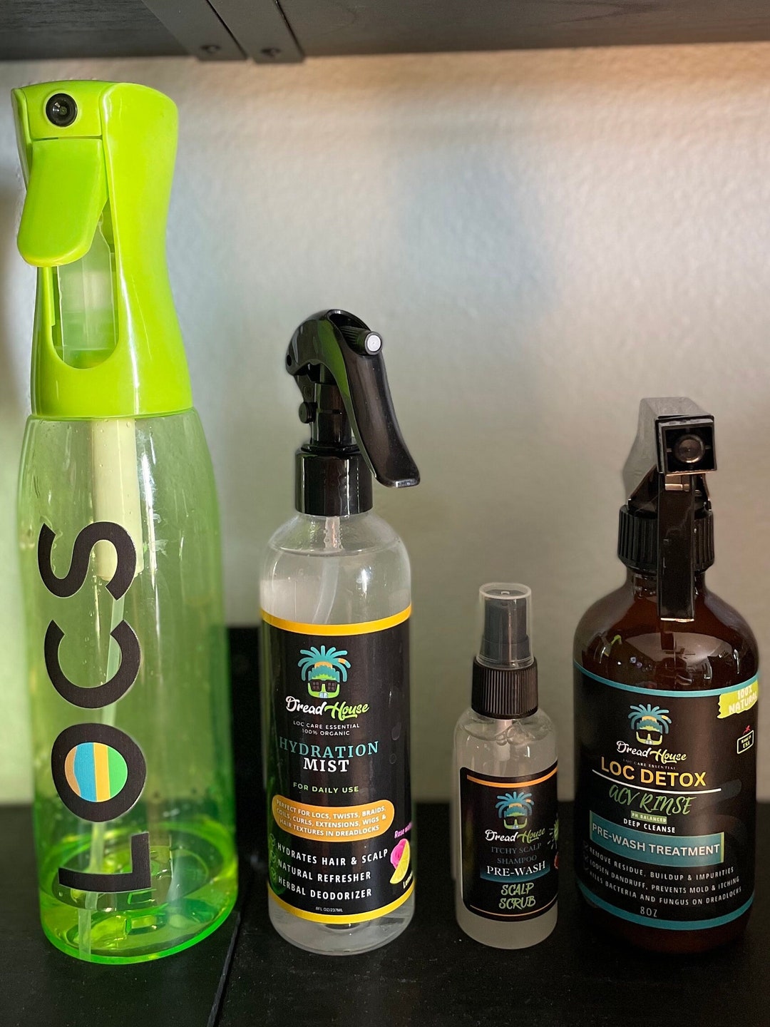 Continuous Loc Mister Ready Made Loc Hydration Mist Itchy Scalp Shampoo ...