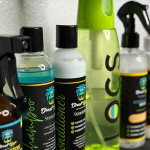 Loc Mister Loc Hydration Mist Itchy Scalp Shampoo Scrub Spray Loc ACV ...