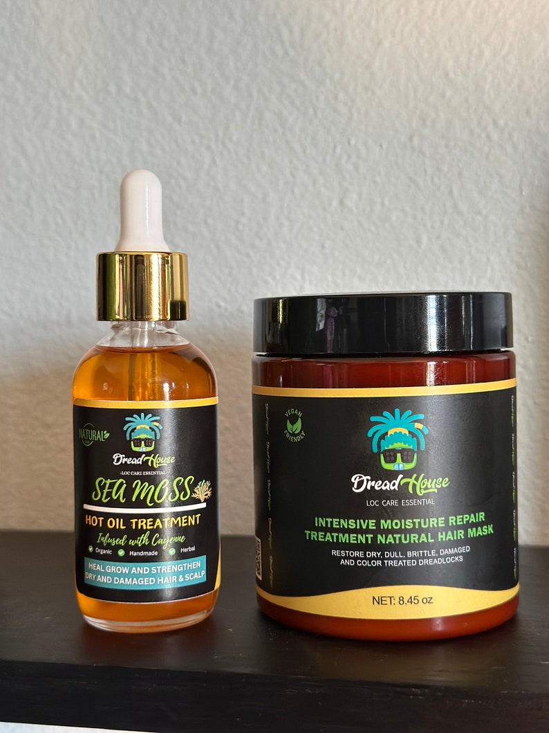 Loc Butter Hair Mask Hot Oil Treatment Seamoss Dreadlock Deep ...