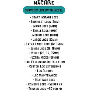 Instant Loc Machine Hair Service Professional Locs Installation Repairs ...