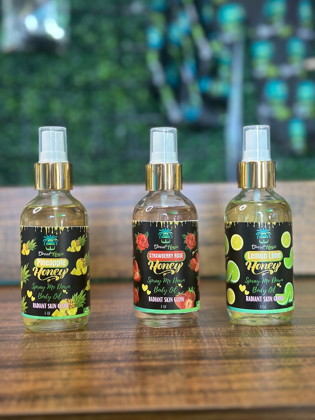3 Body Oil Spray Glowing Skin Scented Massage Oil Sprayer - Etsy