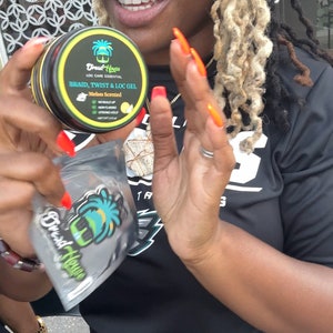 Dreadlocks Braid Twist and Loc Travel Size Mango Scented Gel Dreadlock ...