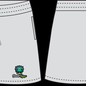 Sweat Shorts Mock up Editable 2D Tech Pack Streetwear Clothing Vector ...
