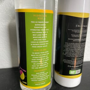 Loc Hydration Mist Dreadlock Hydration Mist Leave in Conditioner ...