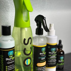Dreadlock Care Package Mist Itchy Scalp Shampoo Scrub Spray Loc ACV ...