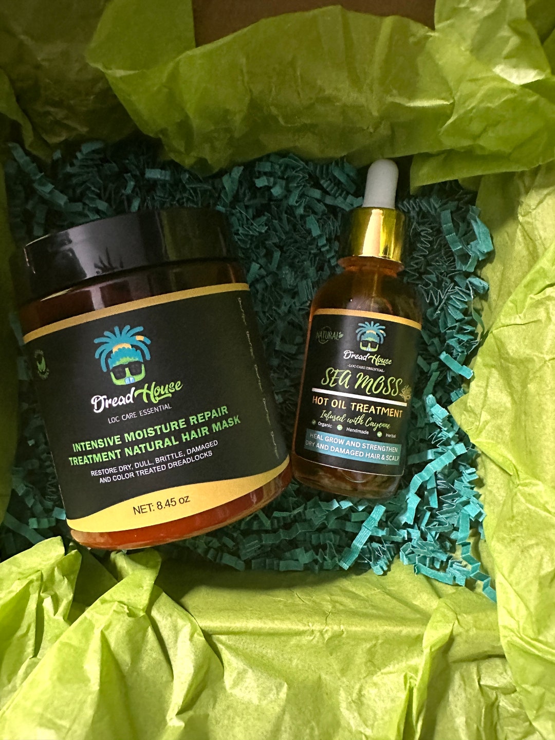 Loc Butter Hair Mask Hot Oil Treatment Seamoss Dreadlock Deep Conditioner Hair Repair Breakage ...