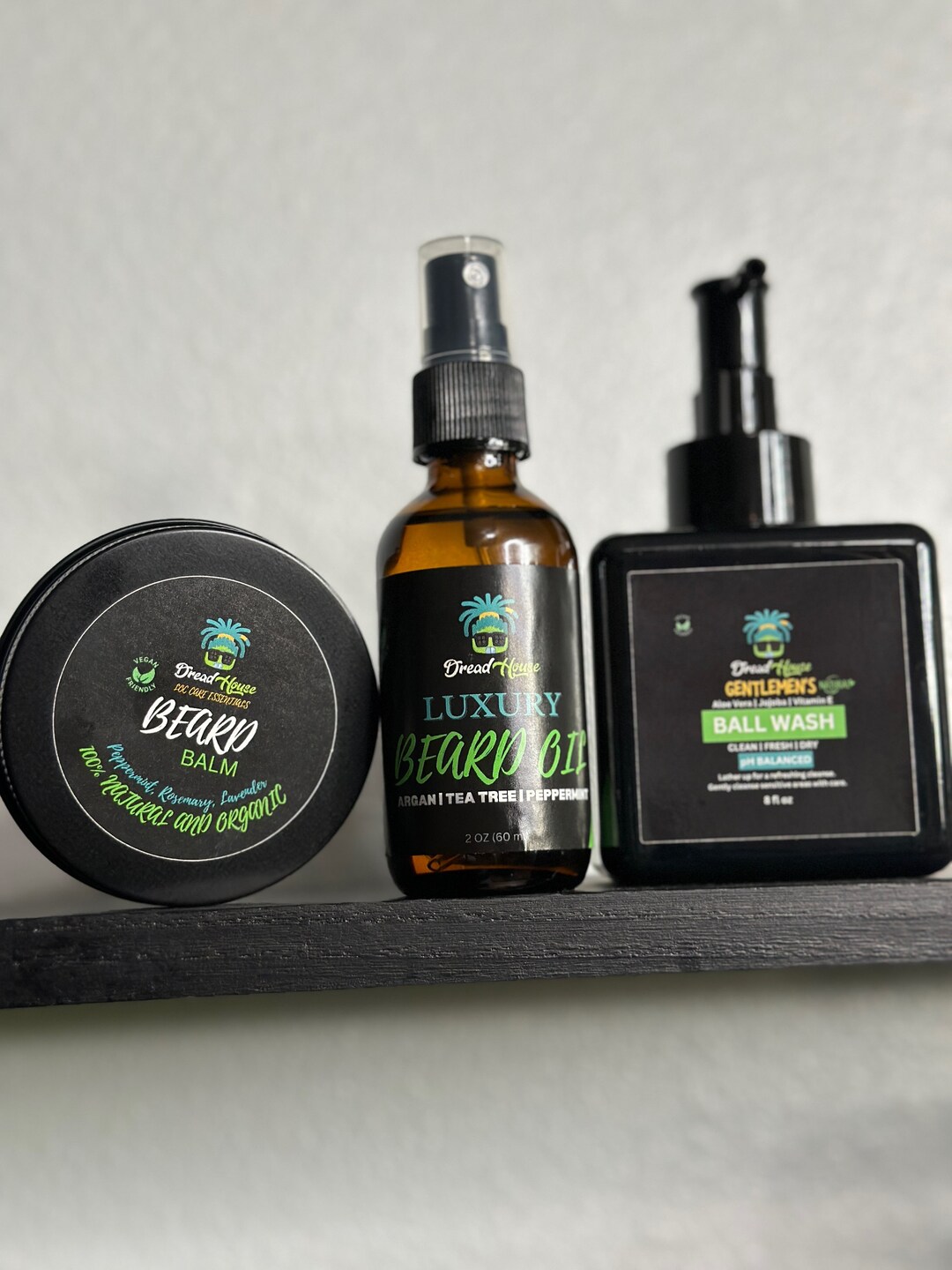Men’s Gift Self Care Package Beard Oil Conditioner Men's Hygiene Ball ...