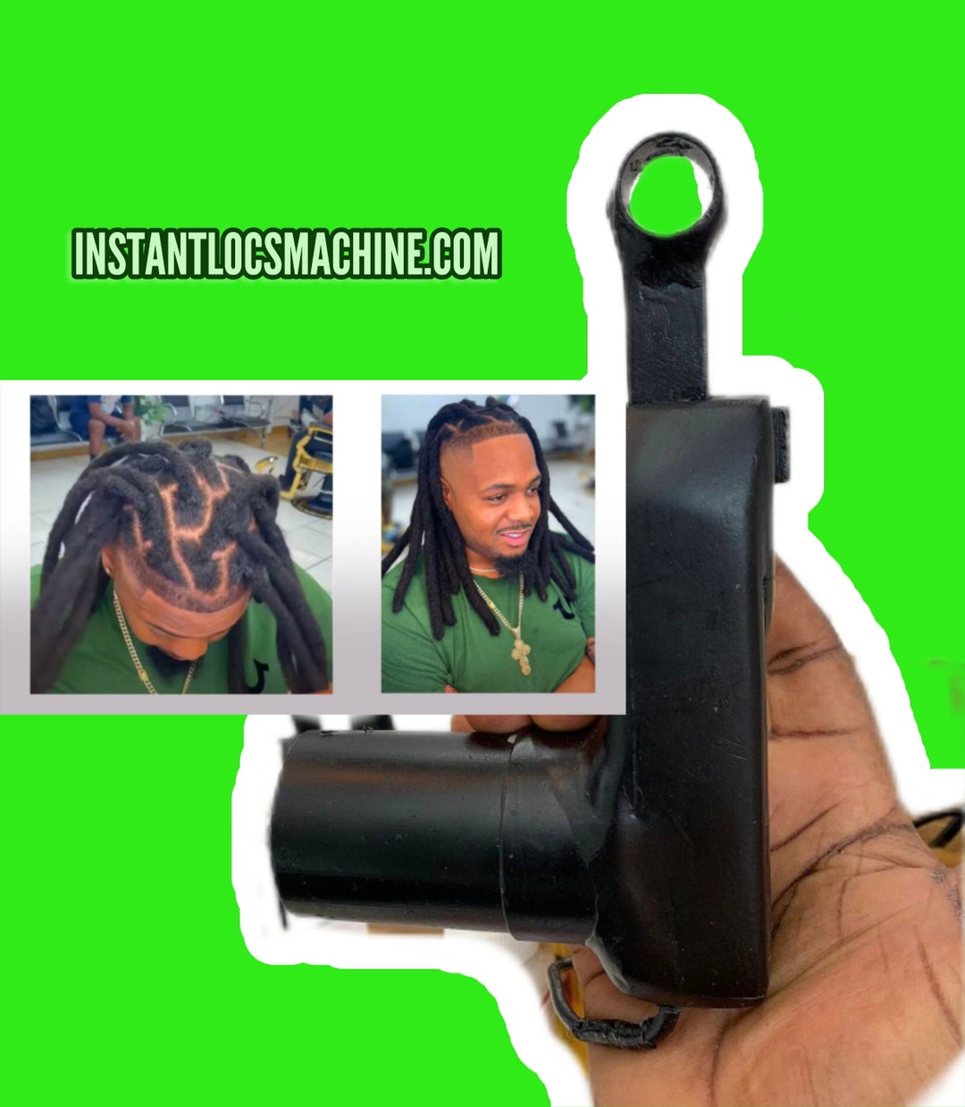 Wicks Dreadlock Machine Loc Machine Loc Extensions Locs Dreadlock ...