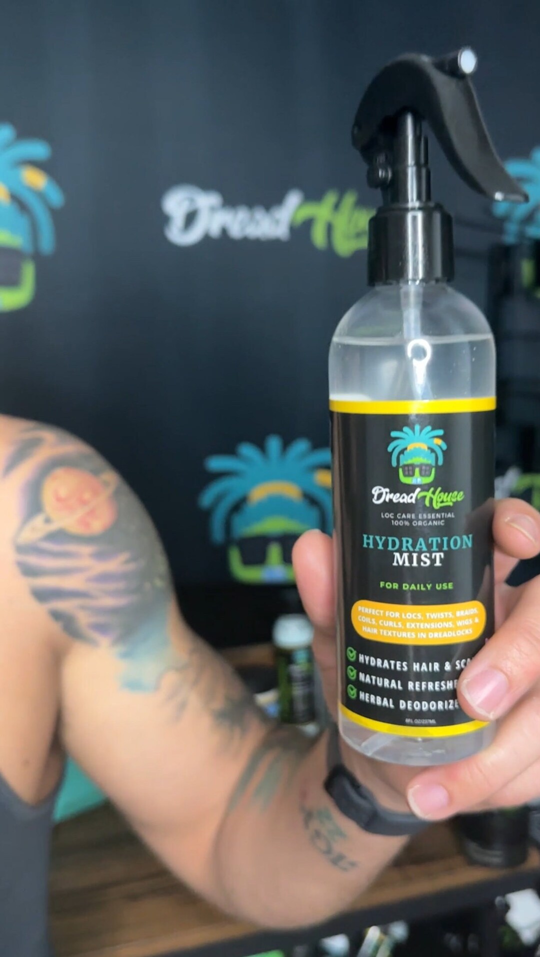 Lemongrass Dreadlock Hydration Mist Loc Mister Moisturizing Spray ...
