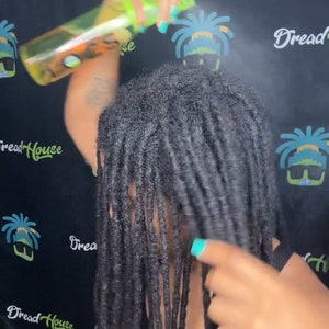 Loc Mist Dreadlock Spray Hair Hydration Mist Continuous Spray Bottle ...