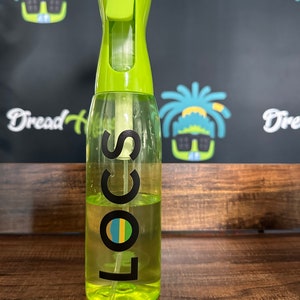 Loc Mist Dreadlock Spray Hair Hydration Mist Continuous Spray Bottle ...