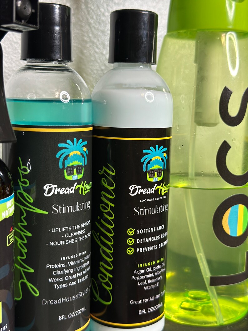 Loc Mister Loc Hydration Mist Itchy Scalp Shampoo Scrub Spray Loc ACV ...