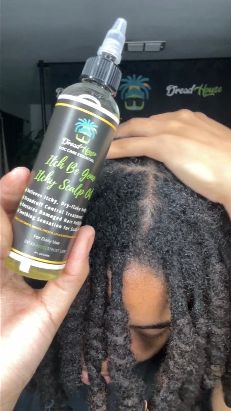 Itchy Scalp Oil Scalp Care Itchy Hair Dreadlocks Locs Twists Braids ...