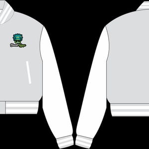 Cropped Varsity Jacket Mock up Editable 2D Tech Pack Streetwear ...