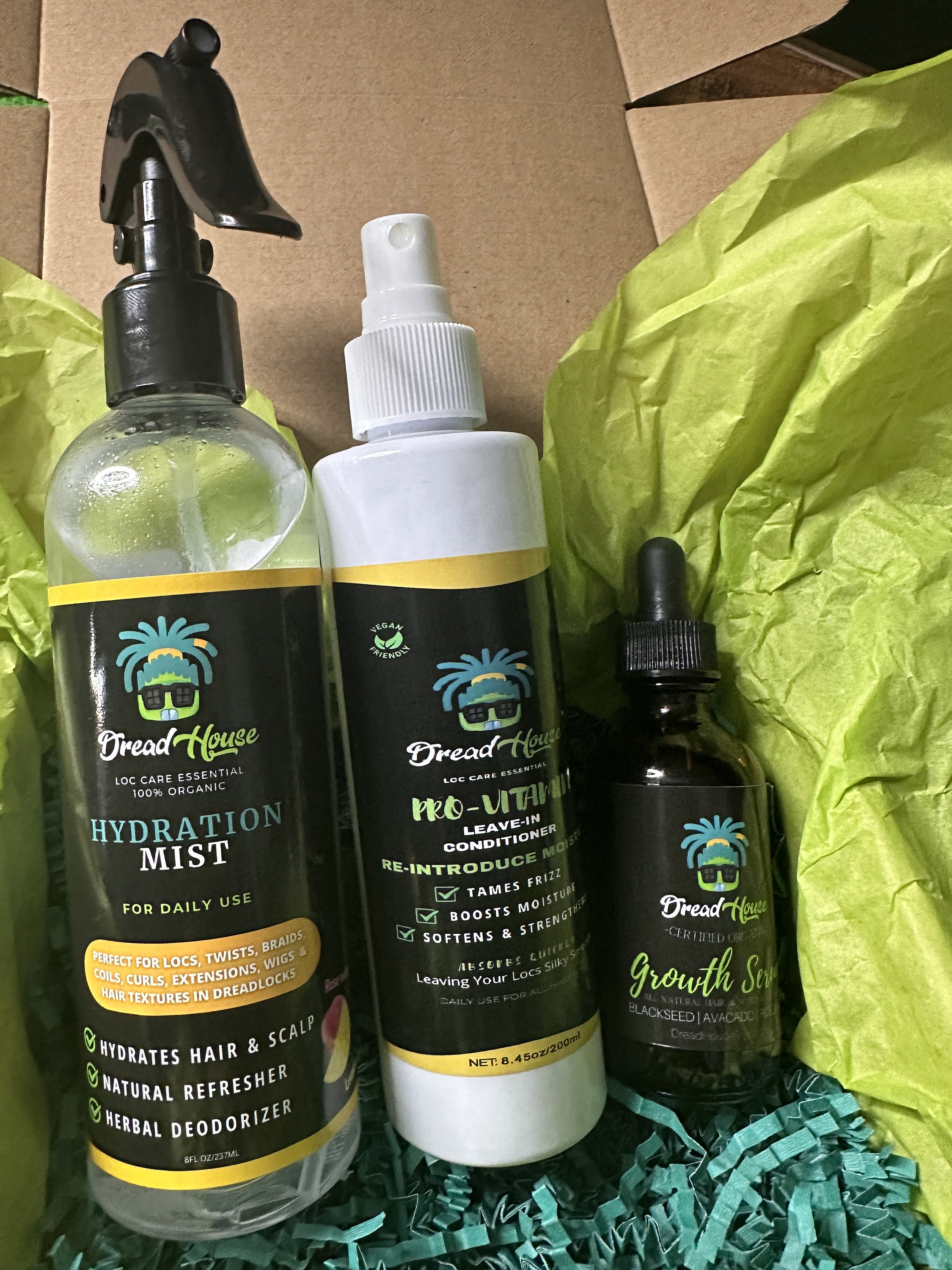 Loc Hydration Mist Leave in Conditioner Growth Serum Anti Breakage ...