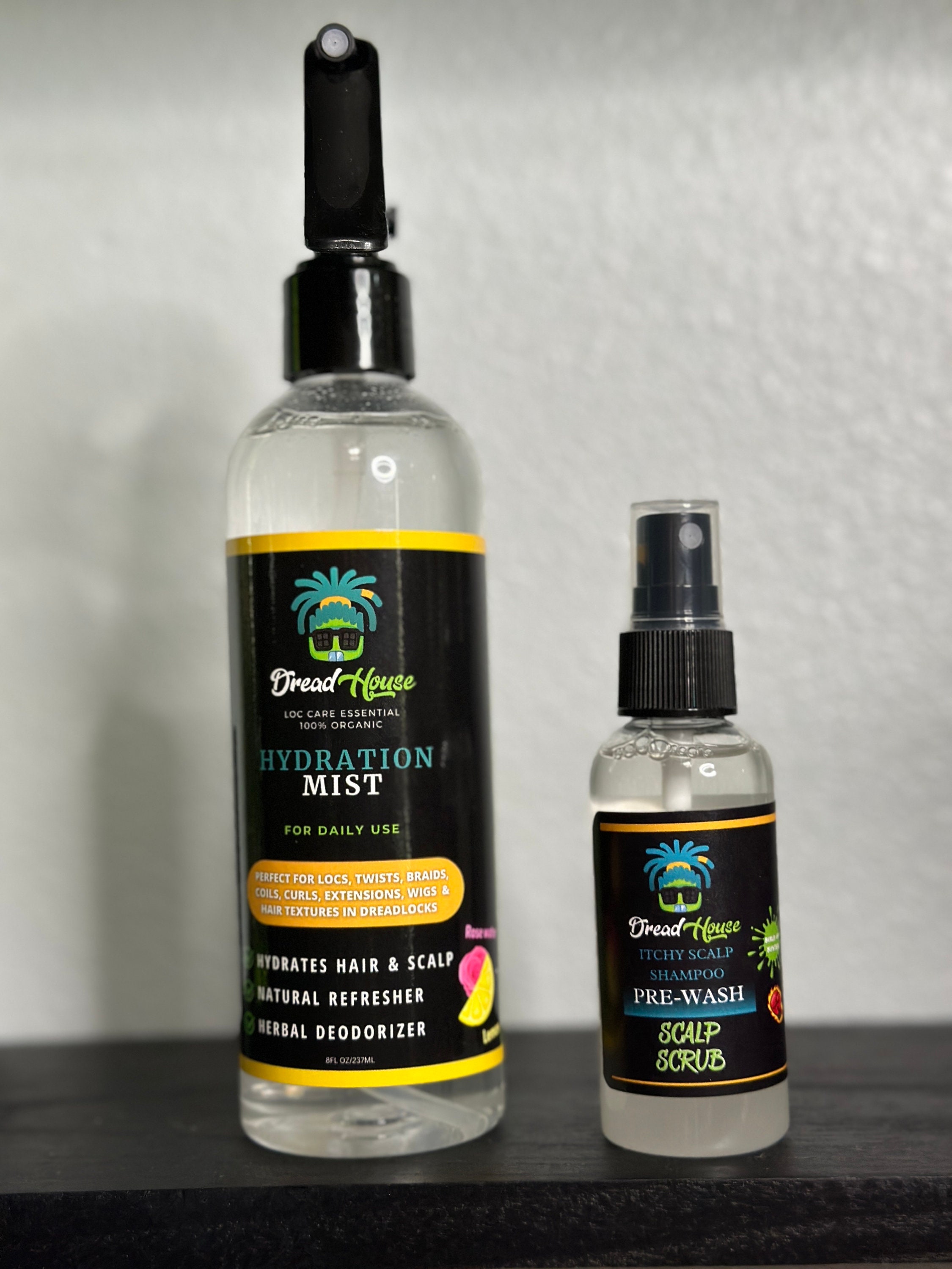 Loc Hydration Mist Shampoo Scrub Pre Wash Pre Cleanser Mist Spray ...