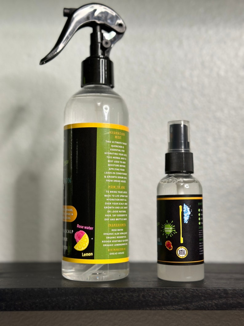 Loc Hydration Mist Shampoo Scrub Pre Wash Pre Cleanser Mist Spray ...