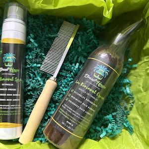 Dreadlock Loc Removal Spray Cream Detangling Comb Kit Don't Cut Your ...