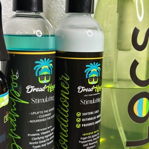 Dreadlock Care Package Mist Itchy Scalp Shampoo Scrub Spray Loc ACV ...