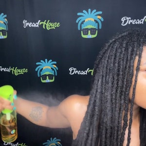 Loc Mist Dreadlock Spray Hair Hydration Mist Continuous Spray Bottle ...