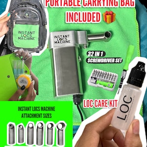 Instant Loc Machine AUTOMATIC Dreadlock Machine Loc Extensions Maker ...