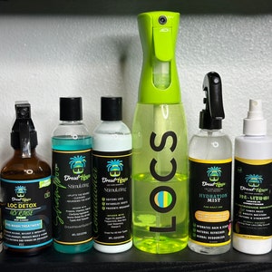 Dreadlock Care Package Mist Itchy Scalp Shampoo Scrub Spray Loc ACV ...