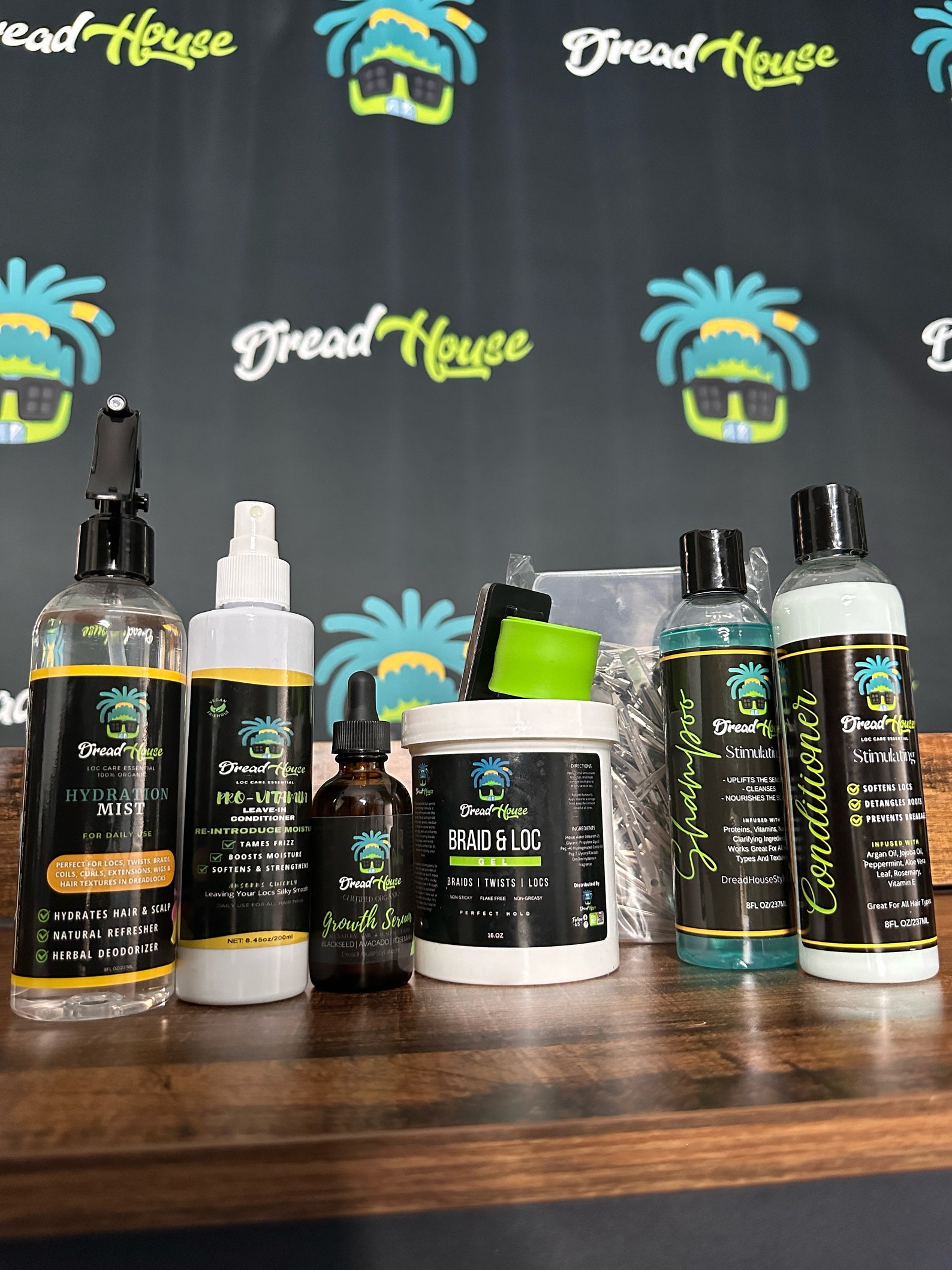 Loc Gel Hydration Mist Leave in Conditioner Moisturizer Growth Serum ...