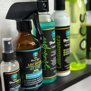 Loc Mister Loc Hydration Mist Itchy Scalp Shampoo Scrub Spray Loc ACV ...