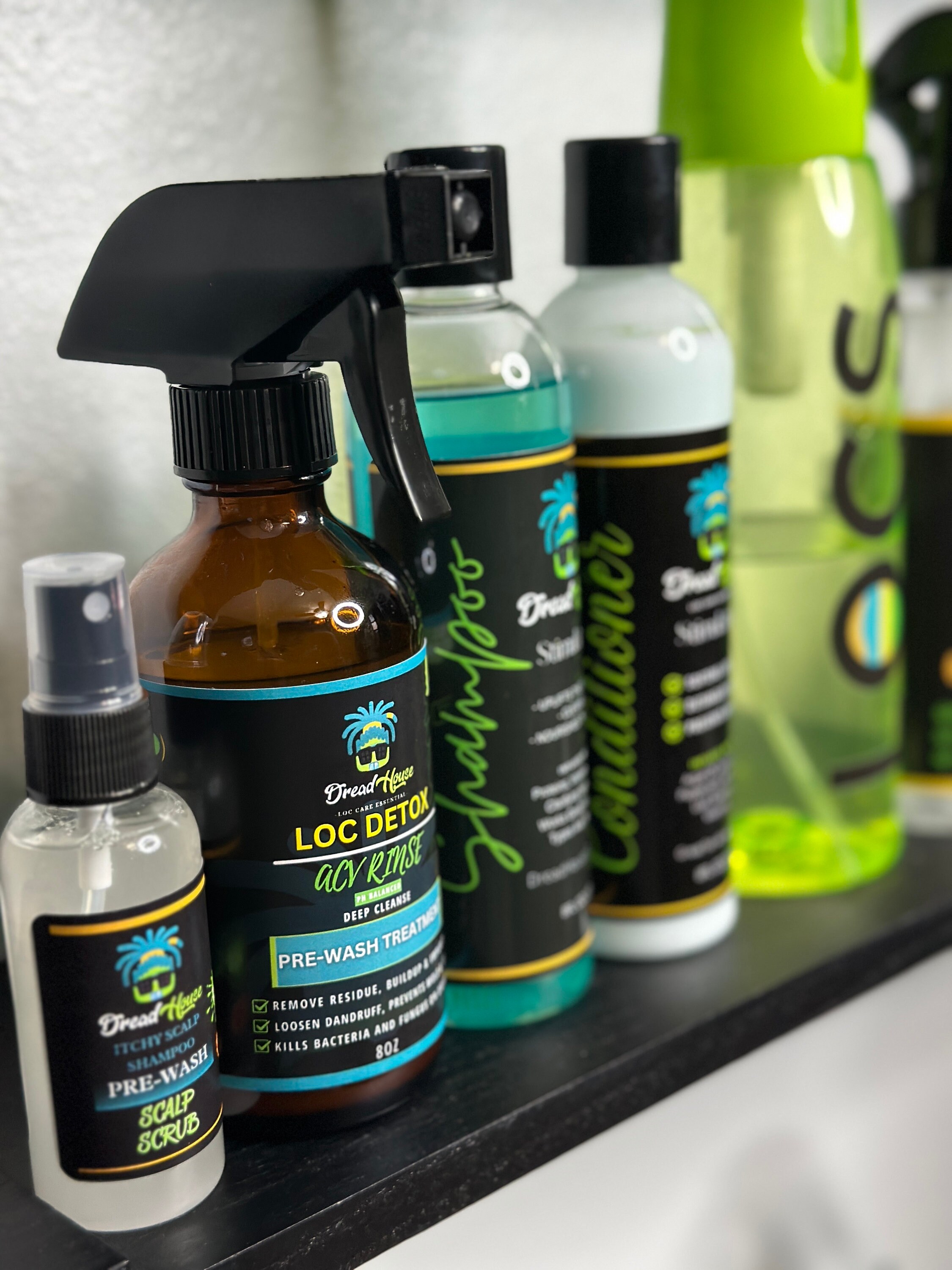 Loc Mister Loc Hydration Mist Itchy Scalp Shampoo Scrub Spray Loc ACV ...