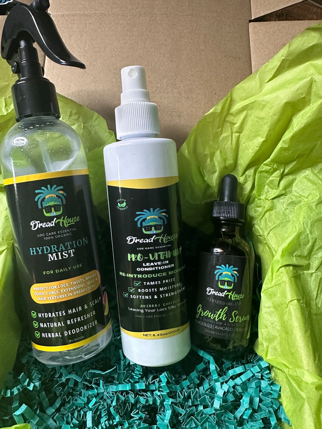 Loc Hydration Mist Leave in Conditioner Growth Serum Anti Breakage ...