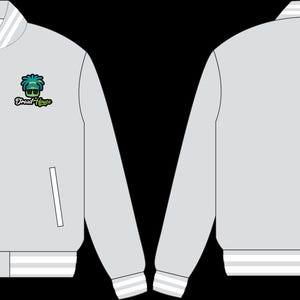 Varsity Jacket Mock up Editable 2D Tech Pack Streetwear Clothing Vector ...